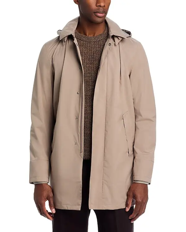 Herno Waterproof City Trench Coat - Taupe