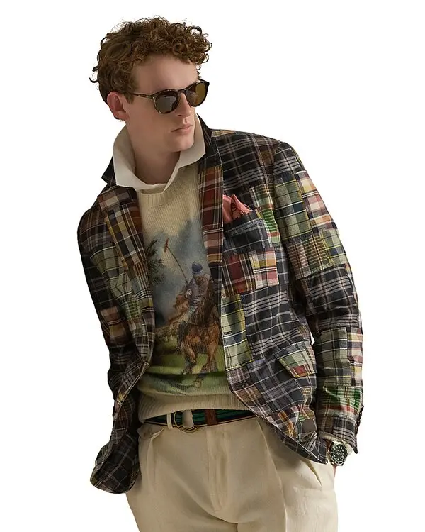 Polo Ralph Lauren Tailored Fit Patchwork Blazer