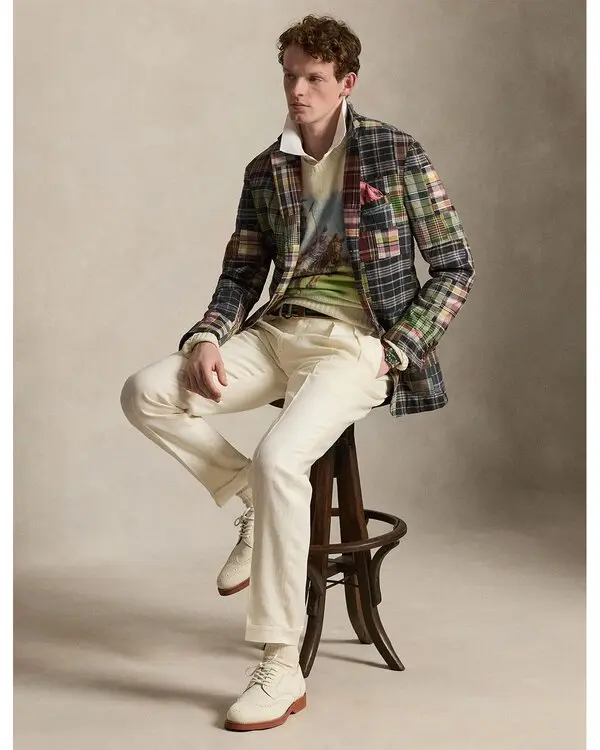 Polo Ralph Lauren Tailored Fit Patchwork Blazer