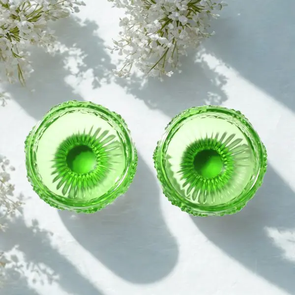 LIULI Always The Right Time Grape Crystal Glass Sculptures, Set Of 2