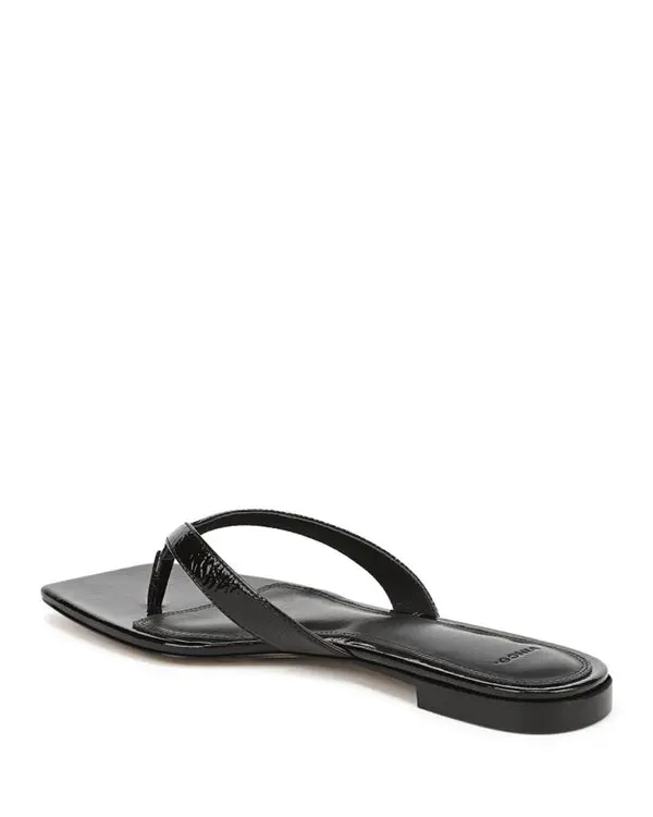 Vince San Juan Thong Ii Sandals - Black