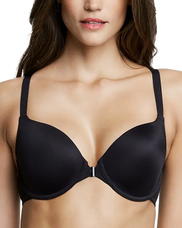 DOMINIQUE INTIMATES Talia Front Closure Racerback Bra - Black