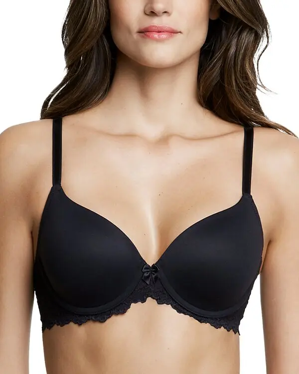 DOMINIQUE INTIMATES Lacee Everyday Lace Contour T-shirt Bra - Black