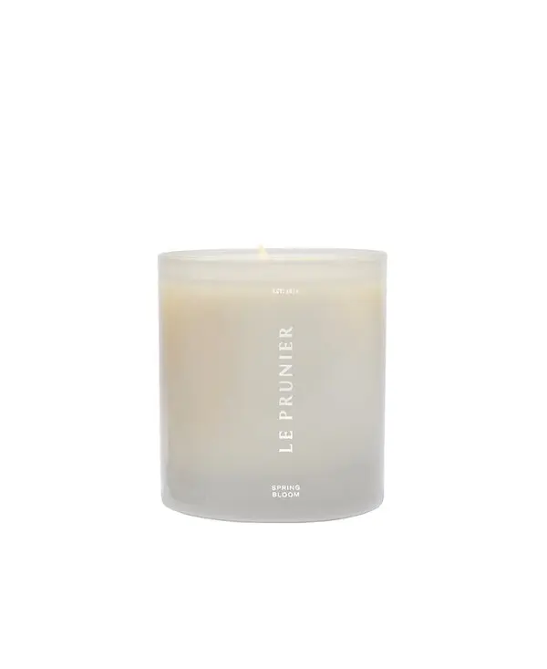 LE PRUNIER Spring Bloom Candle, 8 Oz - Clear