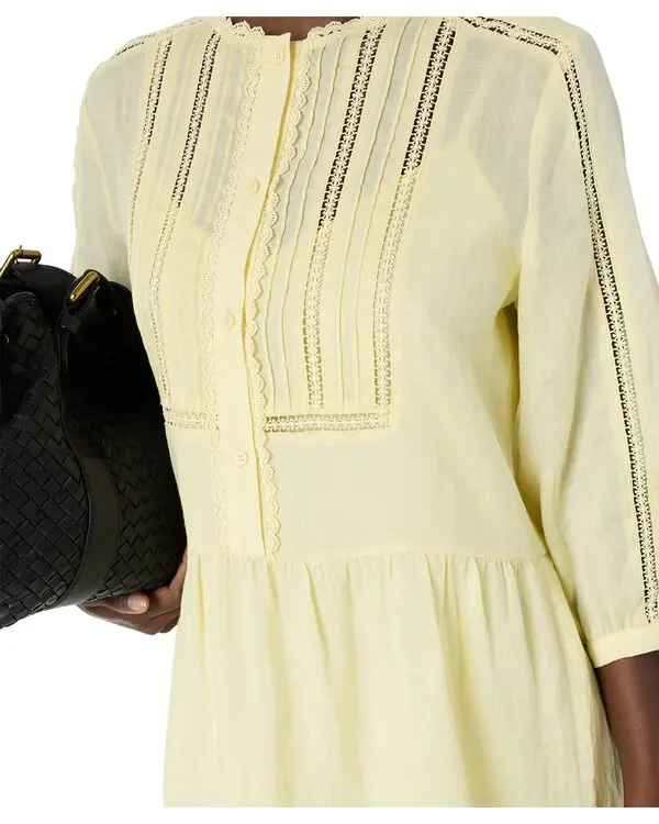 Gerard Darel Riane Tiered Dress - Yellow
