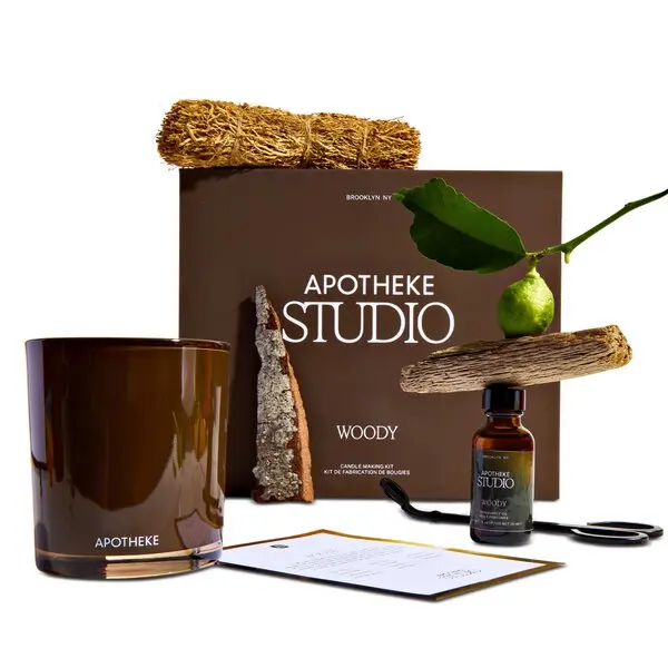 APOTHEKE Woody Candle Making Kit