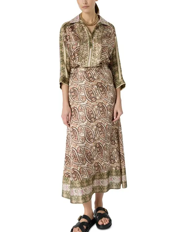 Gerard Darel Jenaya Silk Skirt
