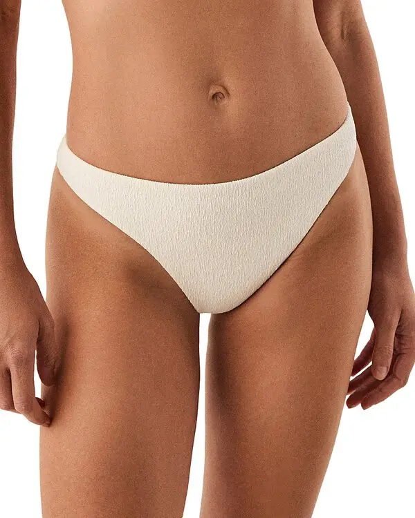 VIX PAULA HERMANNY Rosie Huntington-ley Firenze Lindsay Bikini Bottom - White