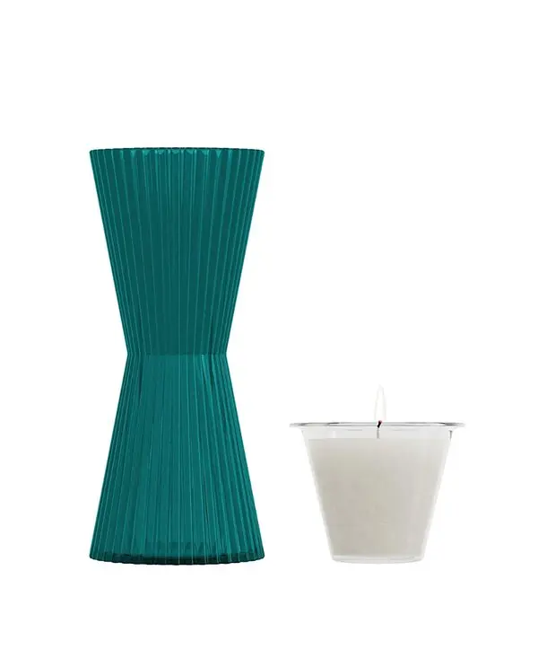 OZAIZ Zai Oud And Bergamot Candle, 10 Fl. Oz - Teal