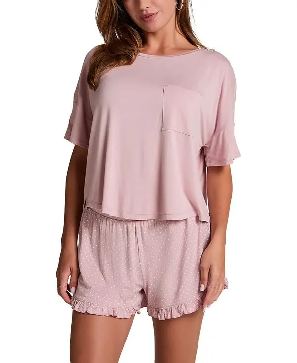 Hunkemoller Jersey Pyjama Set - Pink