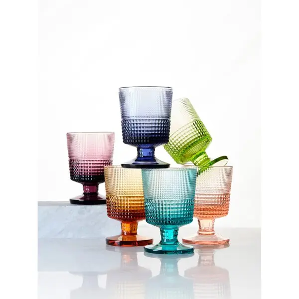 IVV Industria Vetraria Valdarnese Speedy Goblets Multi, Set Of 6