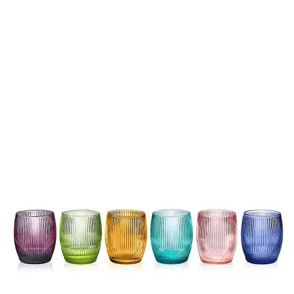 IVV Industria Vetraria Valdarnese Glu Tumblers Multi, Set Of 6 - Assorted Colors