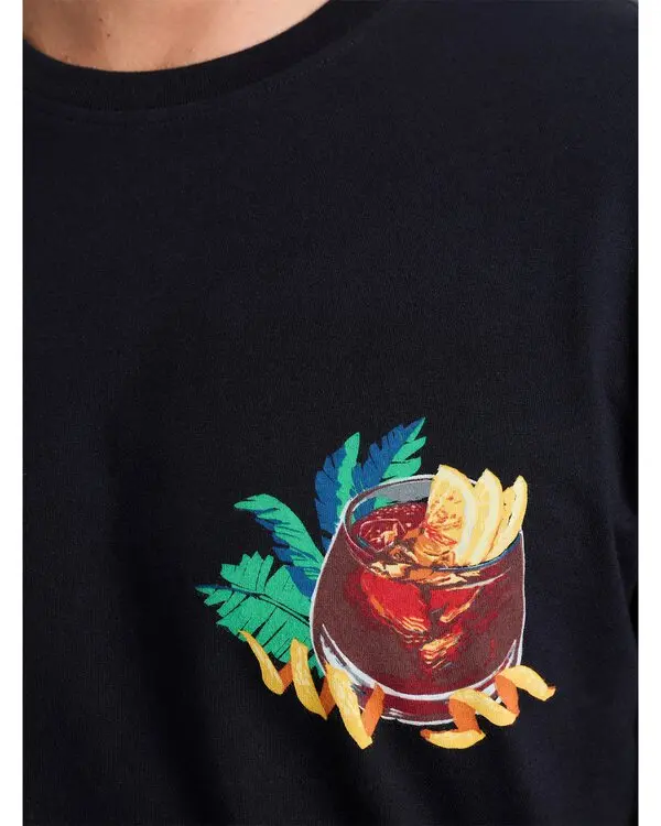 Robert Graham Captain Negroni Graphic T-shirt