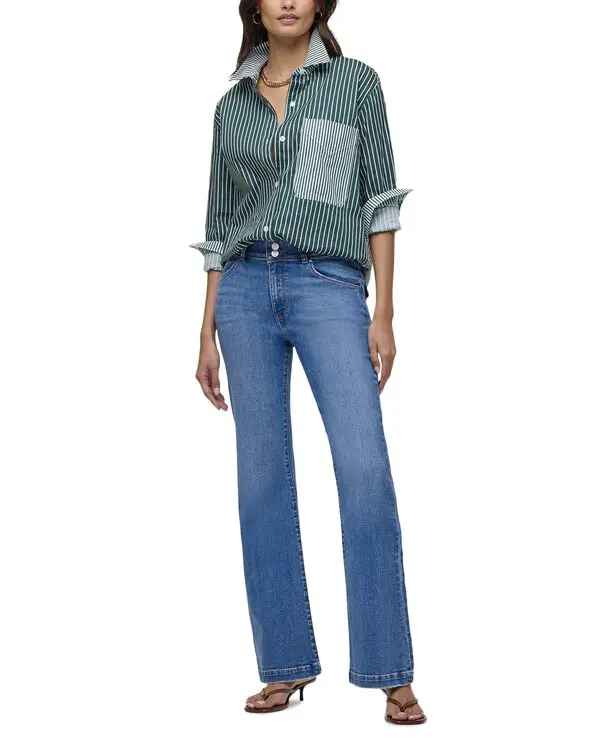 Hudson Jeans Dana High-rise Flared Jeans - Tranquil