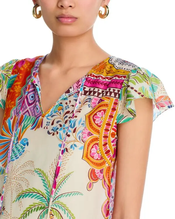Johnny Was Daisy Printed Dress