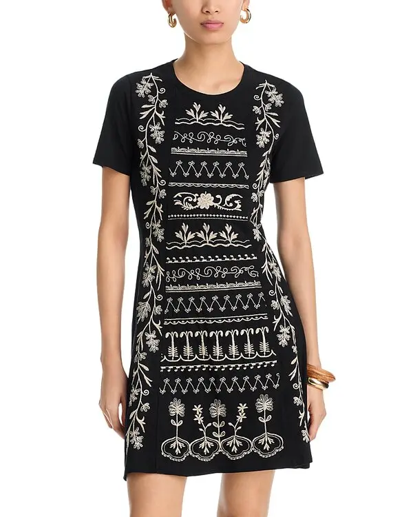 Johnny Was Azova Seamed Knit Dress