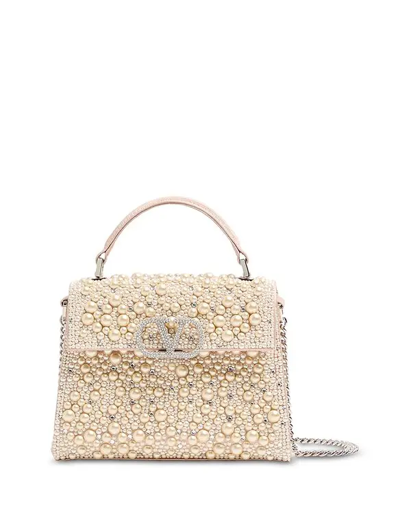 Valentino Garavani Mini Vlogo Top Handle Bag