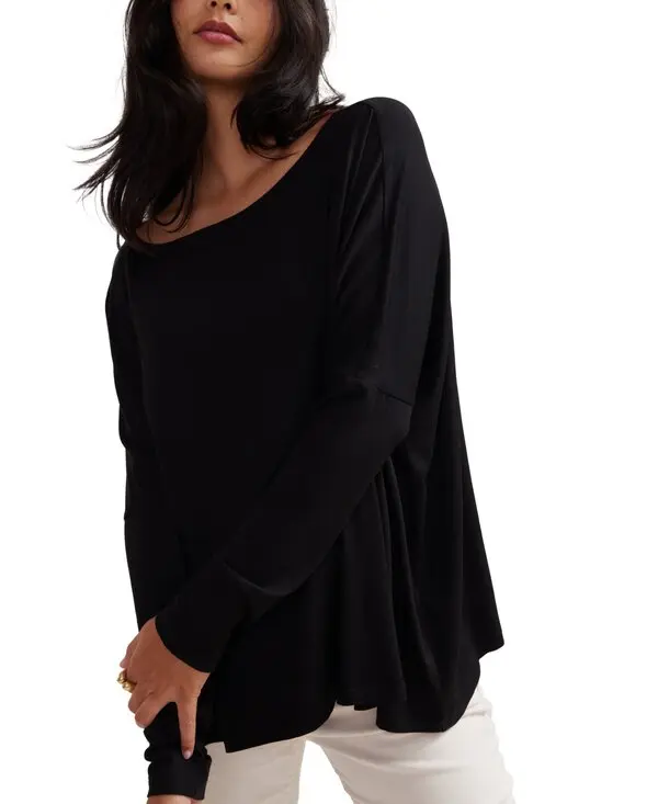 Hatch Collection Longsleeve Maternity Tee - Black