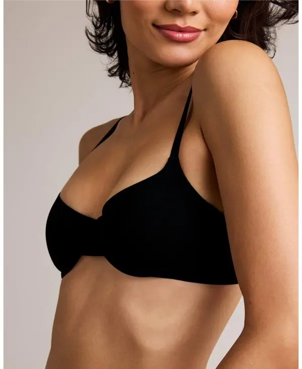 Pepper Cameo Balconette Lift Up Bra - Black