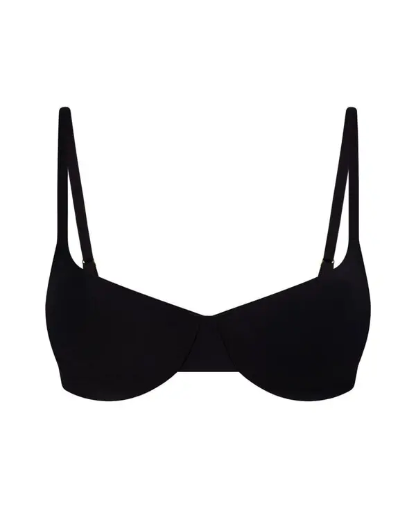 Pepper Cameo Balconette Lift Up Bra - Black