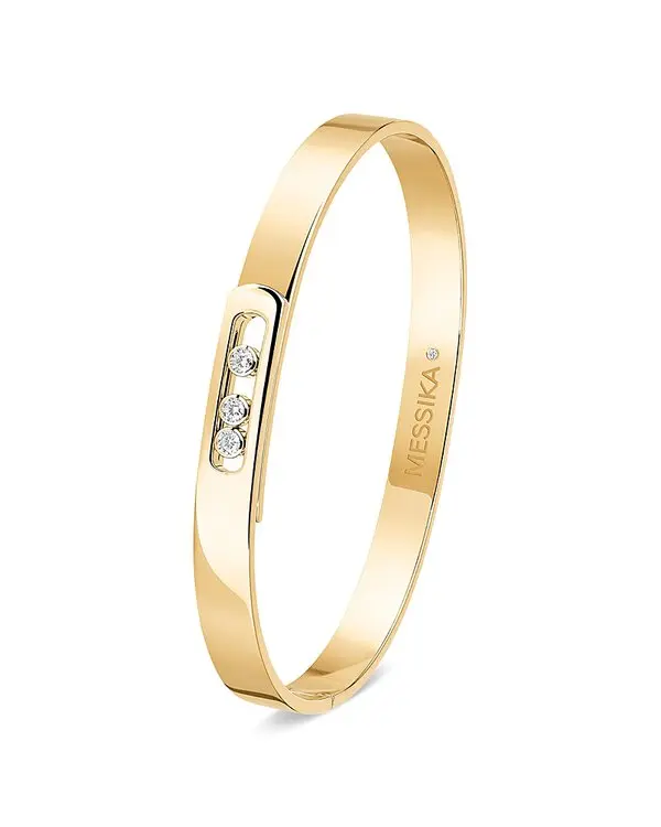 Messika 18k Diamond Move Noa Bangle Bracelet - Yellow Gold