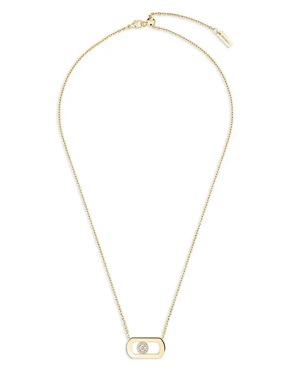 Messika 18k So Move Diamond Pendant Necklace - Yellow Gold