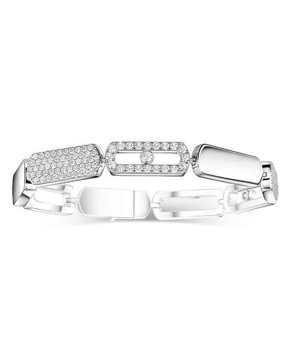 Messika 18k Imperial Move Diamond Link Bracelet - White Gold