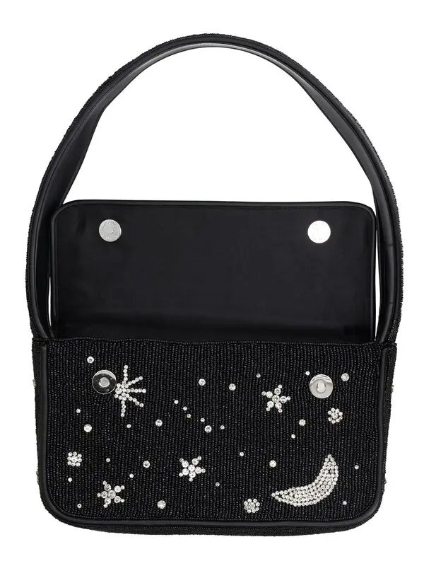 Staud Beaded Shoulder Bag - Black