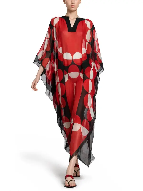 Dries Van Noten Cartland Printed Caftan - Multicolour