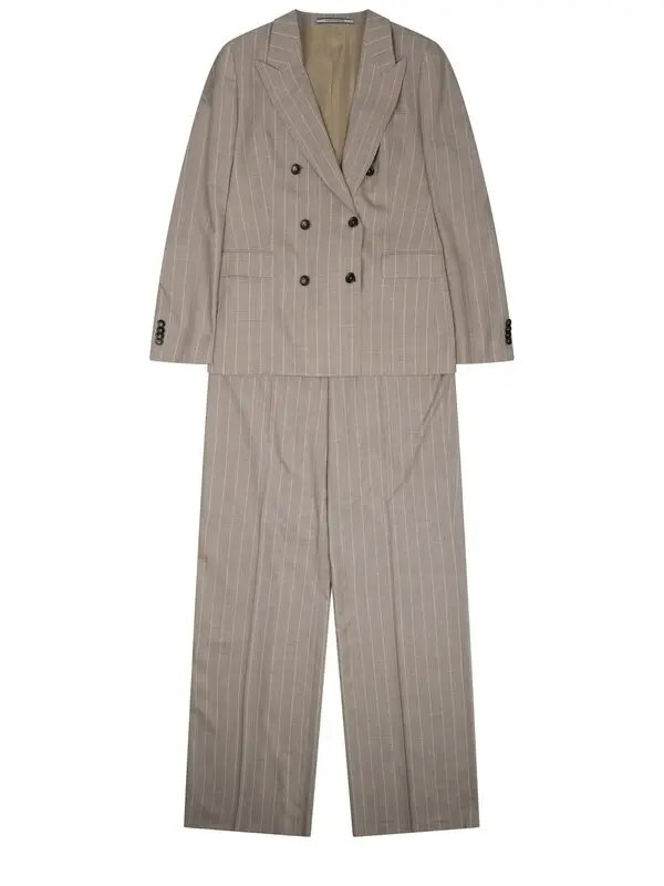 Tagliatore Wool Two-piece Suit - Beige