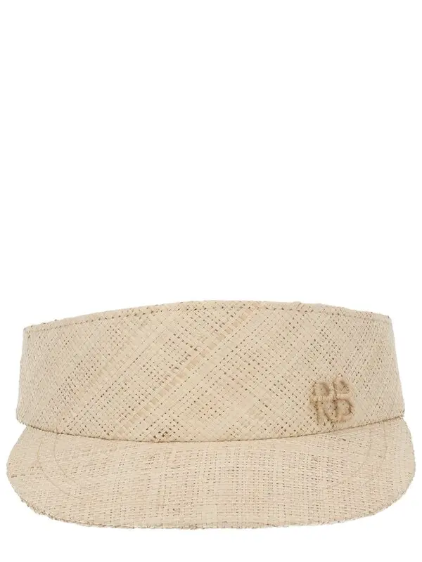 Ruslan Baginskiy Straw Visor - Ivory