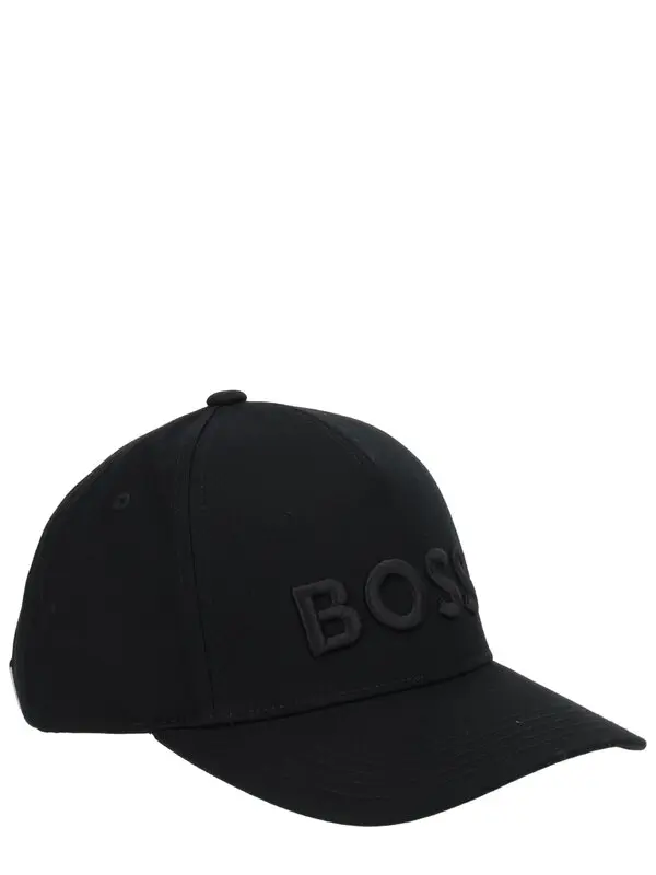 BOSS Cotton Baseball Cap - Black
