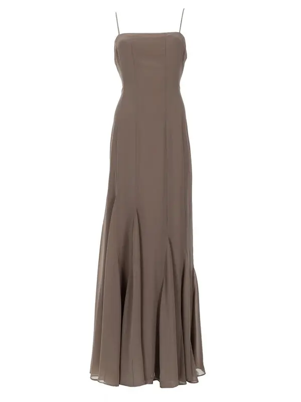 ROTATE BY BIRGER CHRISTENSEN Chiffon Long Dress