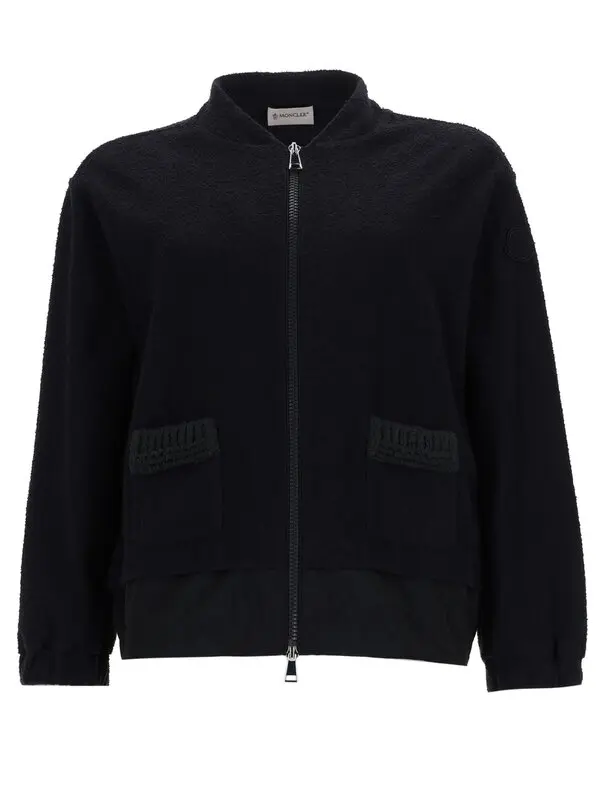 Moncler Zip-up Cardigan - Blue