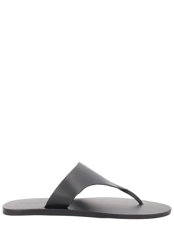 Manebí Leather Sandalo - Black