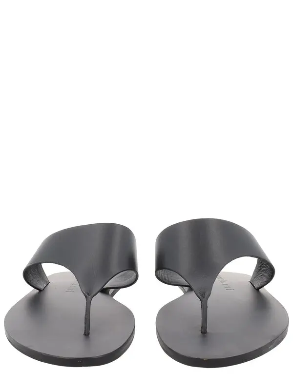 Manebí Leather Sandalo - Black