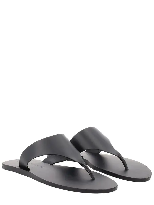 Manebí Leather Sandalo - Black