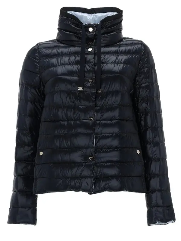 Herno Piumino Reversibile Con Collo Alto - Blue