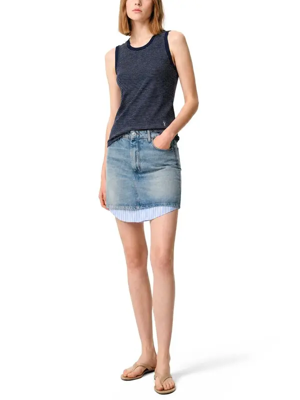 AMI Paris Logo Tank Top
