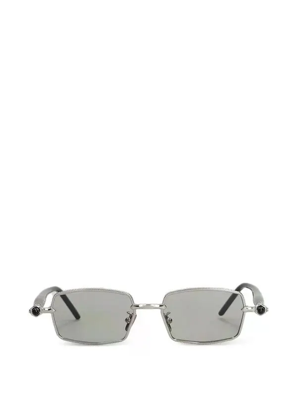 KUBORAUM P73 Textured-rim Sunglasses - Silver