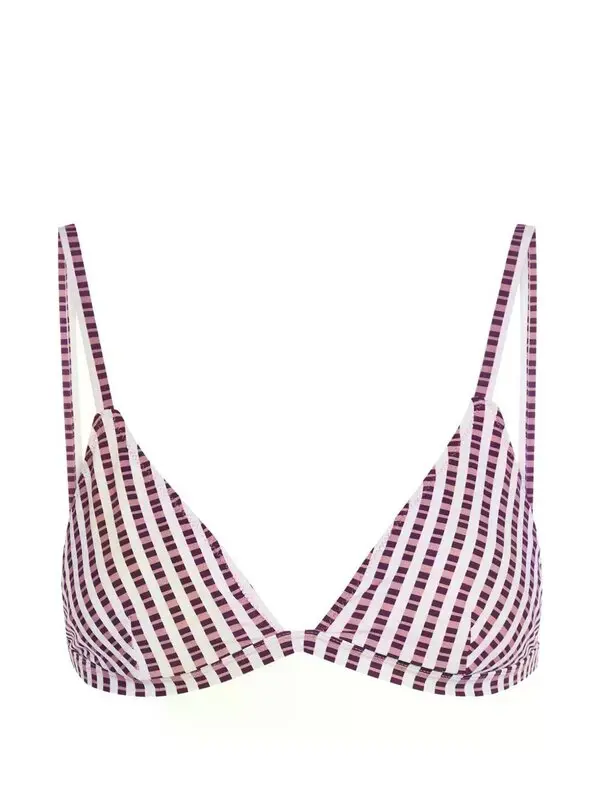 NUNO Coco Checked Bikini Top