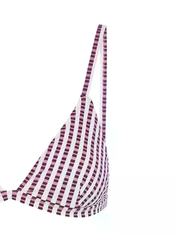 NUNO Coco Checked Bikini Top