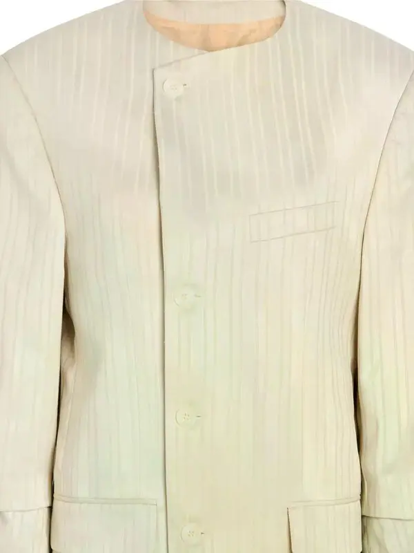 BETTTER Pinstriped Blazer Dress - Neutrals