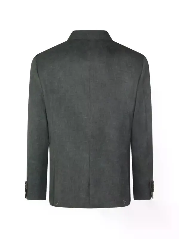 Canali Double-breasted Wool Suit - Grey