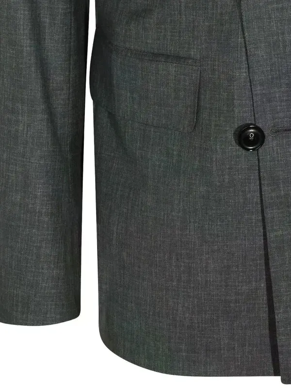 Canali Double-breasted Wool Suit - Grey