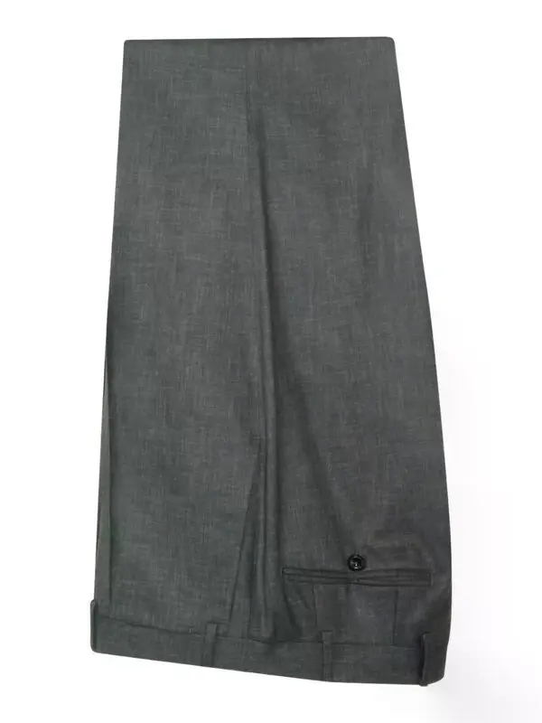 Canali Double-breasted Wool Suit - Grey