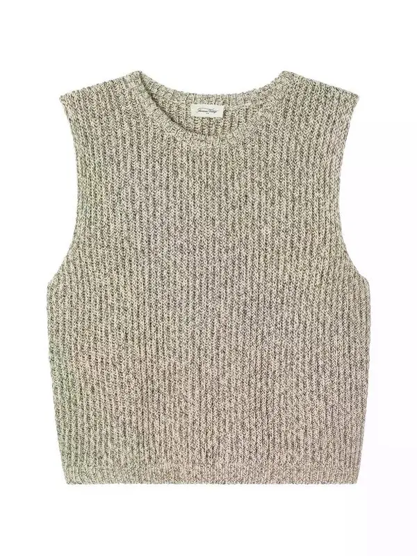 American Vintage Sleeveless Marled Sweater