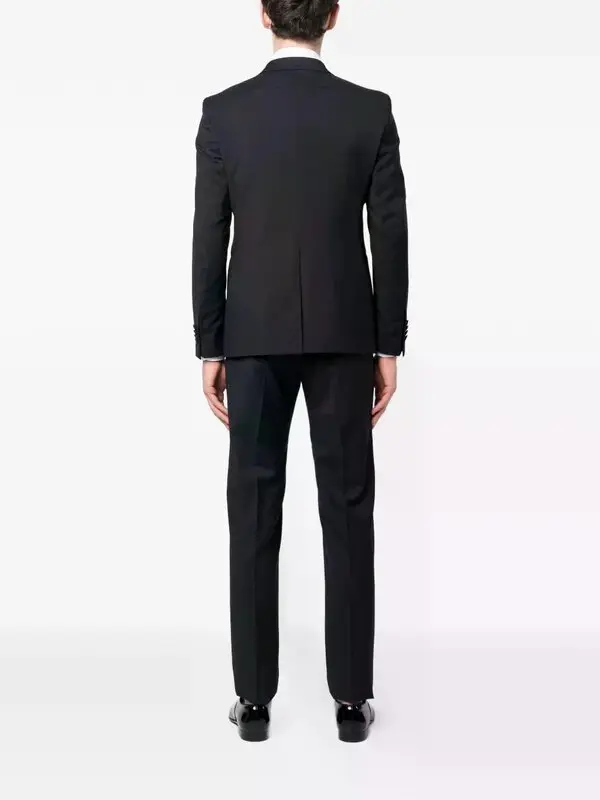 Tagliatore Double-breasted Peak-lapel Suit - Blue