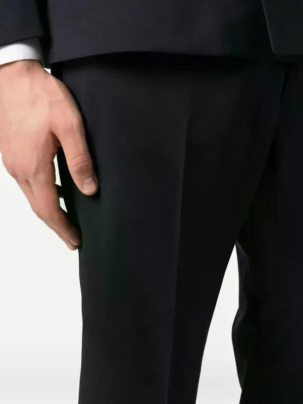 Tagliatore Double-breasted Peak-lapel Suit - Blue