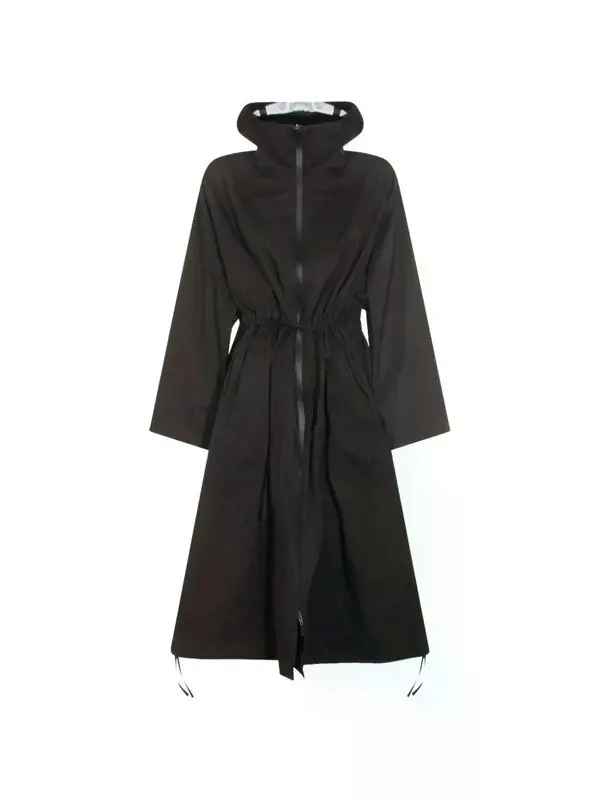 Herno Hooded Coat With Drawstring Waist